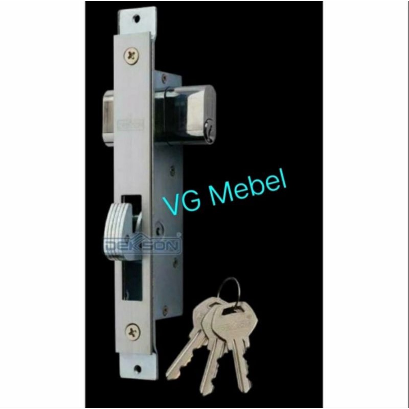 Jual Kunci Pintu Sliding - Kunci Pintu Geser Aluminium Merk DEKSON Type ...