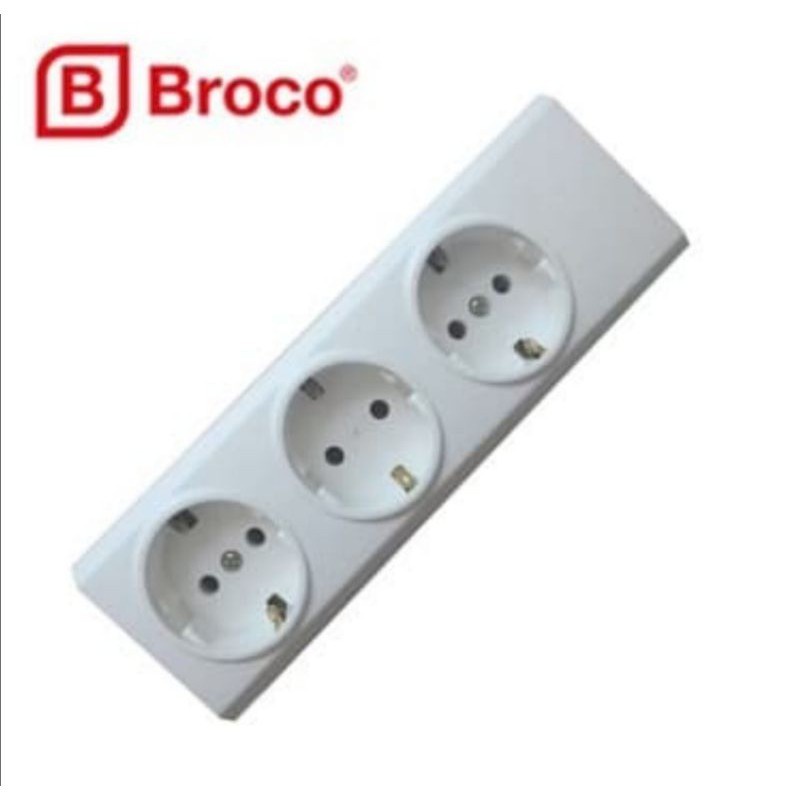 Jual STOP KONTAK ARDE OB BROCO 3 LUBANG | Shopee Indonesia