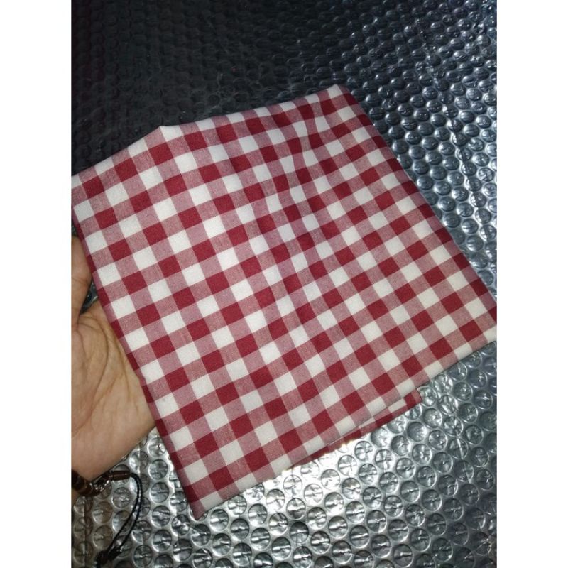 Jual tikar/kain piknik motif kotak kotak ukuran 100 x 150 cm | Shopee ...
