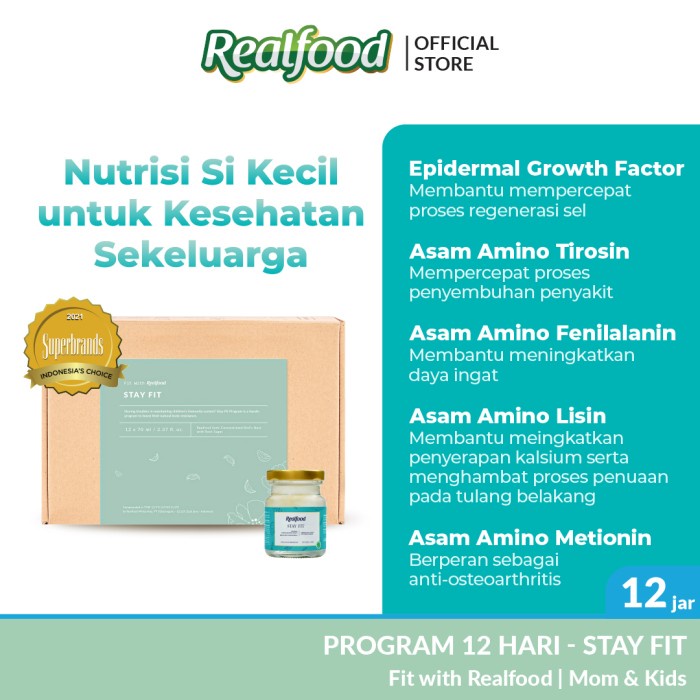 Jual Realfood Stay Fit Minuman Sarang Burung Walet Immune Booster ...