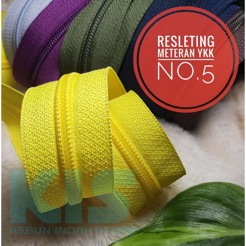 Jual Daun Resleting YKK Untuk Tas dan Badcover per 0,5 Meter (No.5) | Shopee Indonesia