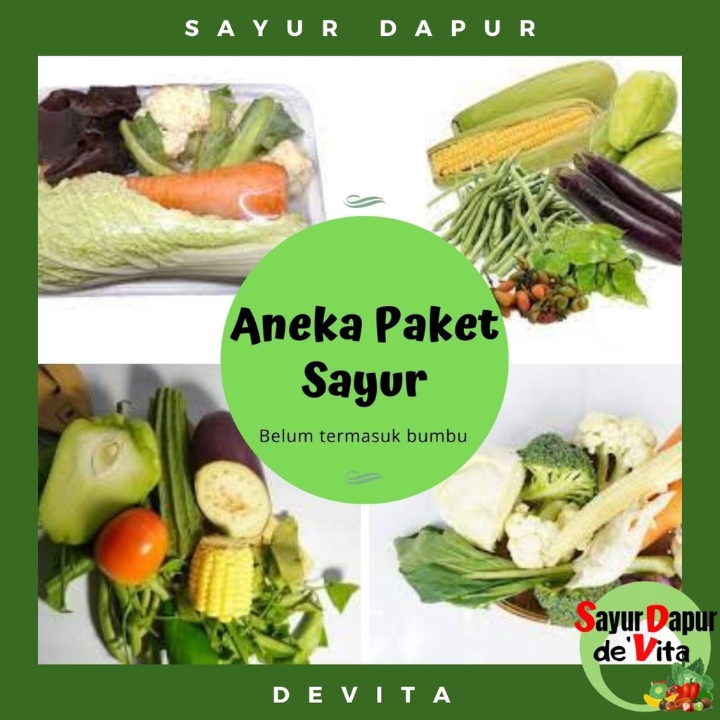 Jual Aneka paket sayur segar perbungkus | Shopee Indonesia