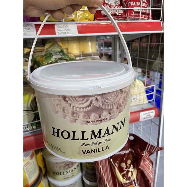 Jual hollmann butter cream 1kg kemasan asli buttercream holman holmann ...