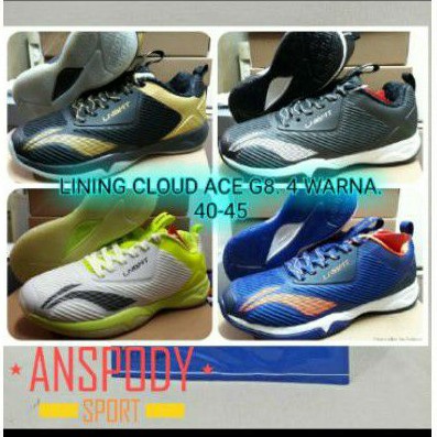 Jual SEPATU BADMINTON LINING CLOUD ACE G8 | Shopee Indonesia