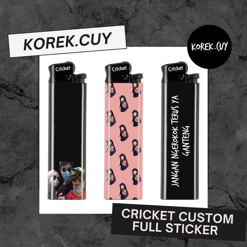 Jual CRICKET ORIGINAL / KOREK CUSTOM / KOREK API UNIK / KOREK API ...