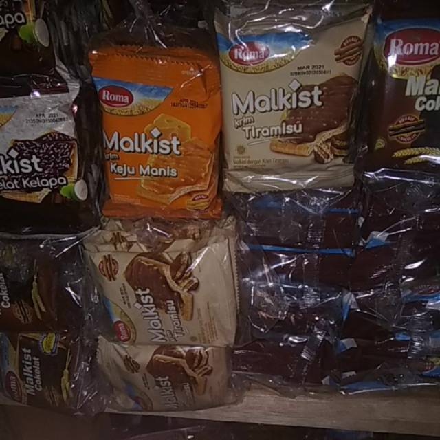 Jual roma MALKIST biscuit RENCENG 10 sachet ALL VARIANT | Shopee Indonesia