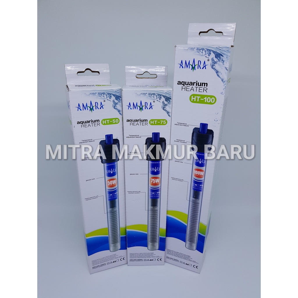 Jual AQUARIUM HEATER AMARA HT-100 PEMANAS AIR AKUARIUM AMARA HT 100 ...
