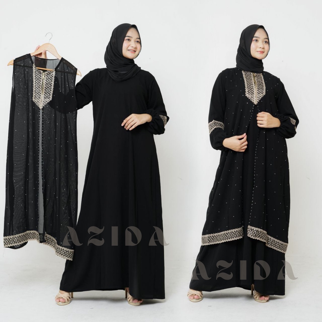Jual Abaya Kombinasi Outer Abaya Kombinasi Sifon Abaya Remaja Turkey ...