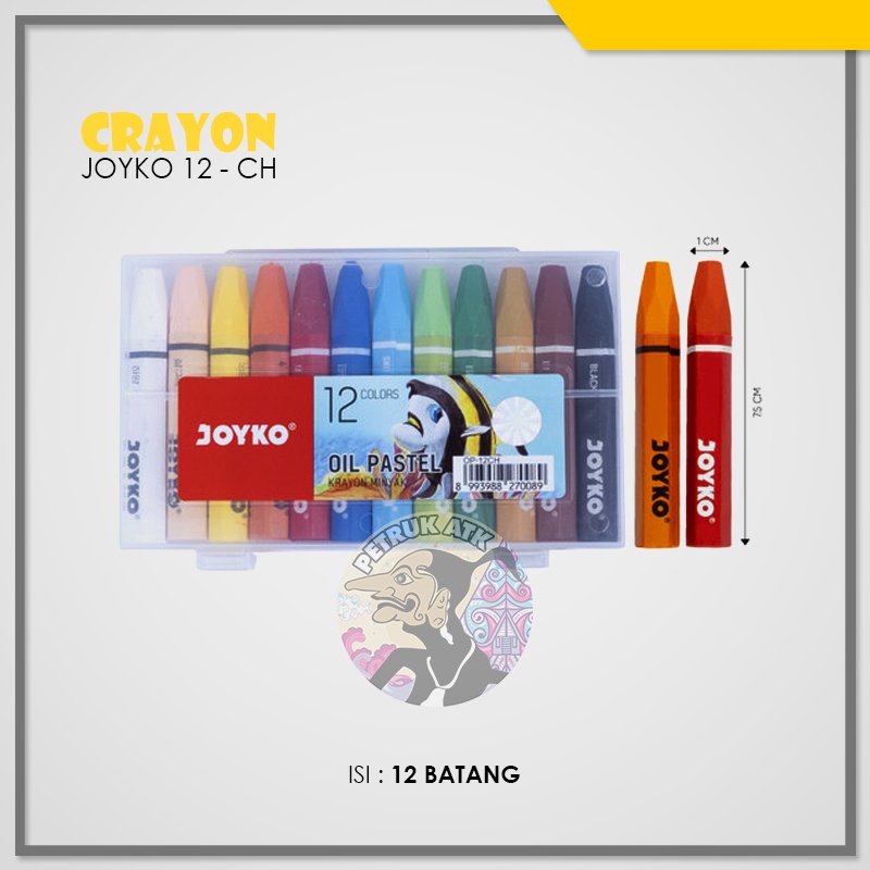 Jual [SET] CRAYON JOYKO 12 WARNA OP-12CH* | Shopee Indonesia