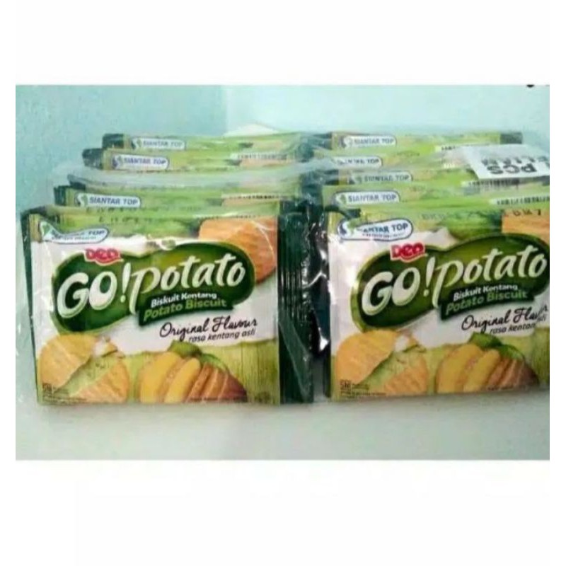 Jual Go Potato Renceng (1 Renceng isi 10 pcs x 10gr ) | Shopee Indonesia