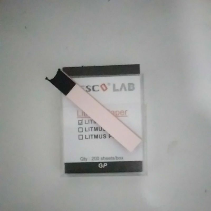 Jual Kertas Lakmus Merah/ Litmus Paper Red | Shopee Indonesia