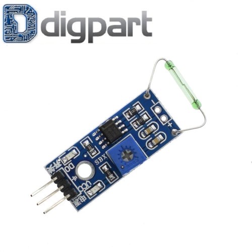 Jual Magnetic Reed Sensor Switch Magnetron Magnet Modul Arduino ...