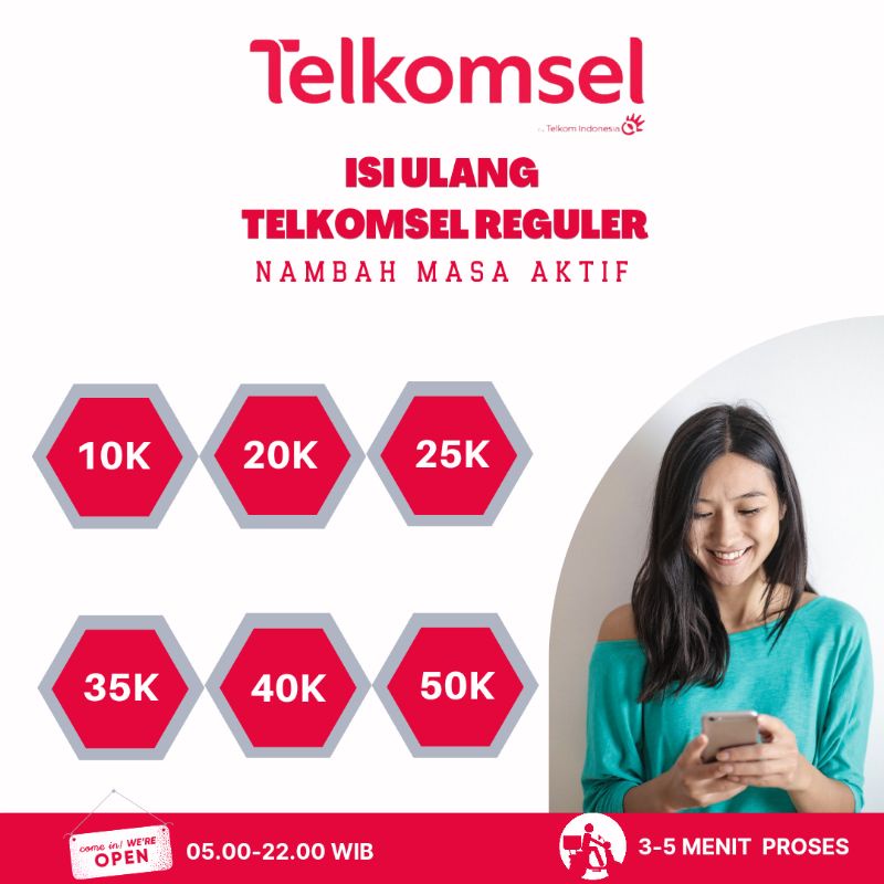 Jual PULSA TELKOMSEL DENGAN MASA AKTIF | Shopee Indonesia