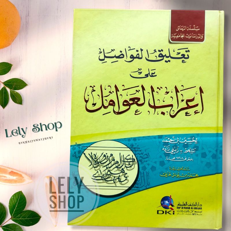 Jual buku Kitab Nahw TA'LIQ FAWADIL ALA I'RAB AWAMIL Cetakan DKI Beirut ...