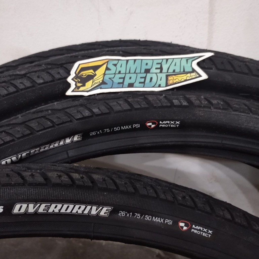 Jual Ban Luar Sepeda Maxxis Overdrive 26x175 No Folding | Shopee Indonesia