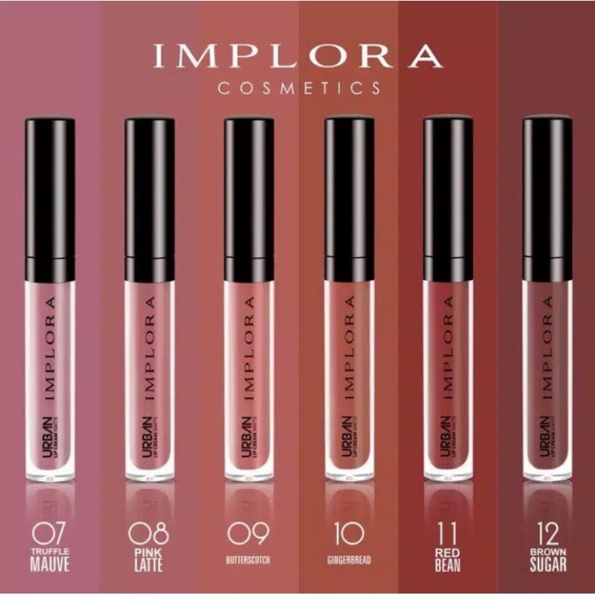 Jual IMPLORA LIP CREAM / IMPLORA URBAN LIP CREAM MATE 100% ORIGINAL ...