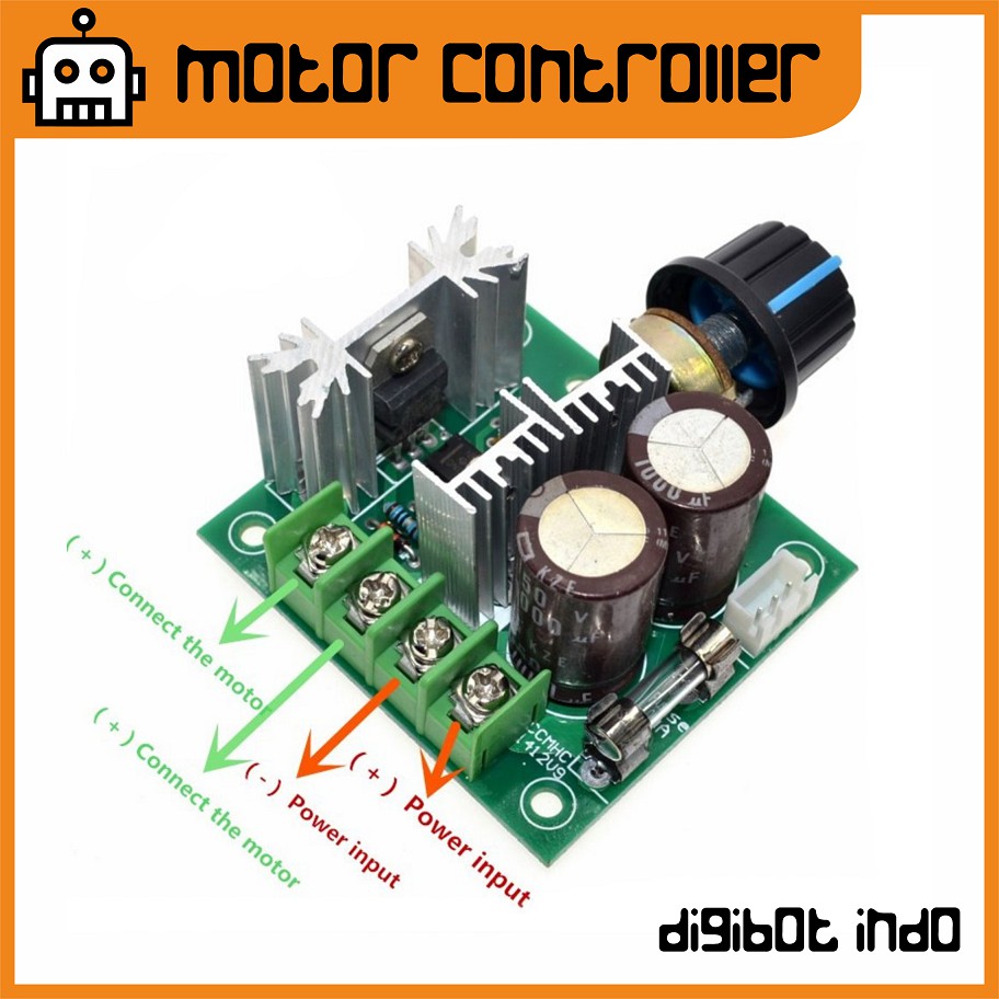 Jual PWM DC Motor Speed Controller Module 10A | Shopee Indonesia