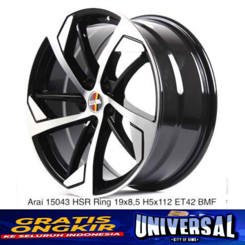 Jual Velg Mobil Ring 19 Hsr Wheel Arai R19 Pelek Untuk Audi Chairman ...