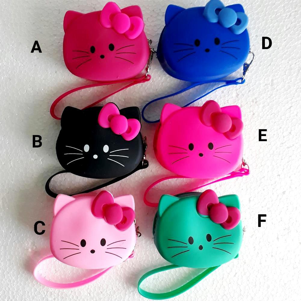 Jual DOMPET KOIN SILIKON HELLO KITTY - MINI KOIN BAG - DOMPET SILICONE ...