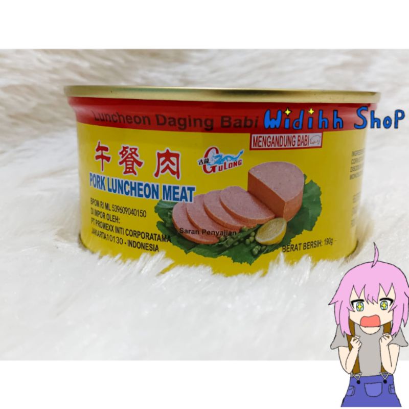 Jual [TIDAK HALAL] Gulong Pork Luncheon Meat / Daging Babi Kaleng ...