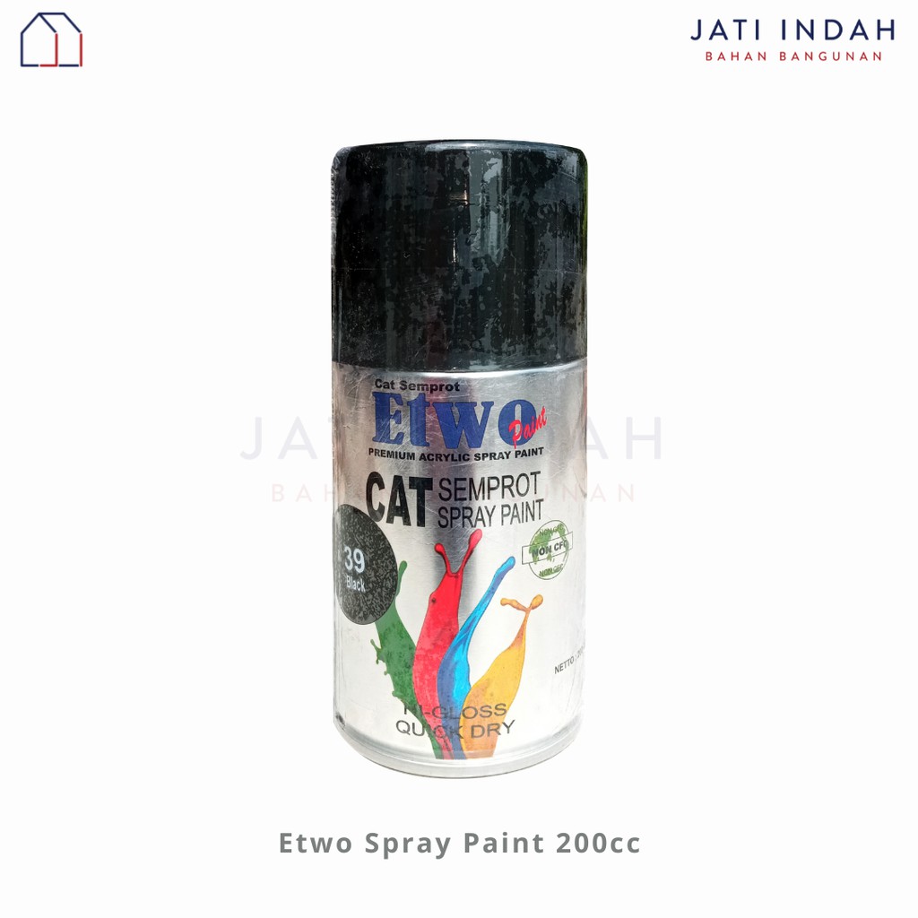 Jual ETWO Spray Paint Cat Semprot Acrylic Premium / Pilox / Pilok ...
