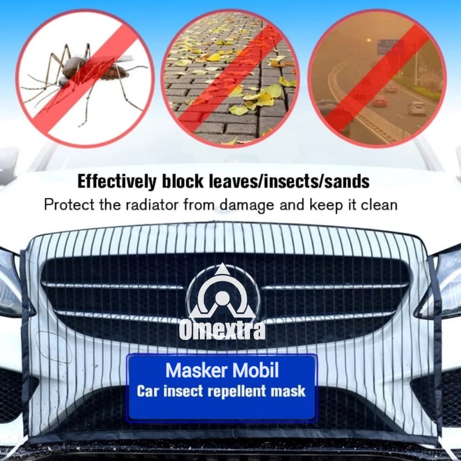 Jual Car Mask Omextra Masker Mobil cagah Serangga Pasir Daun masuk ...