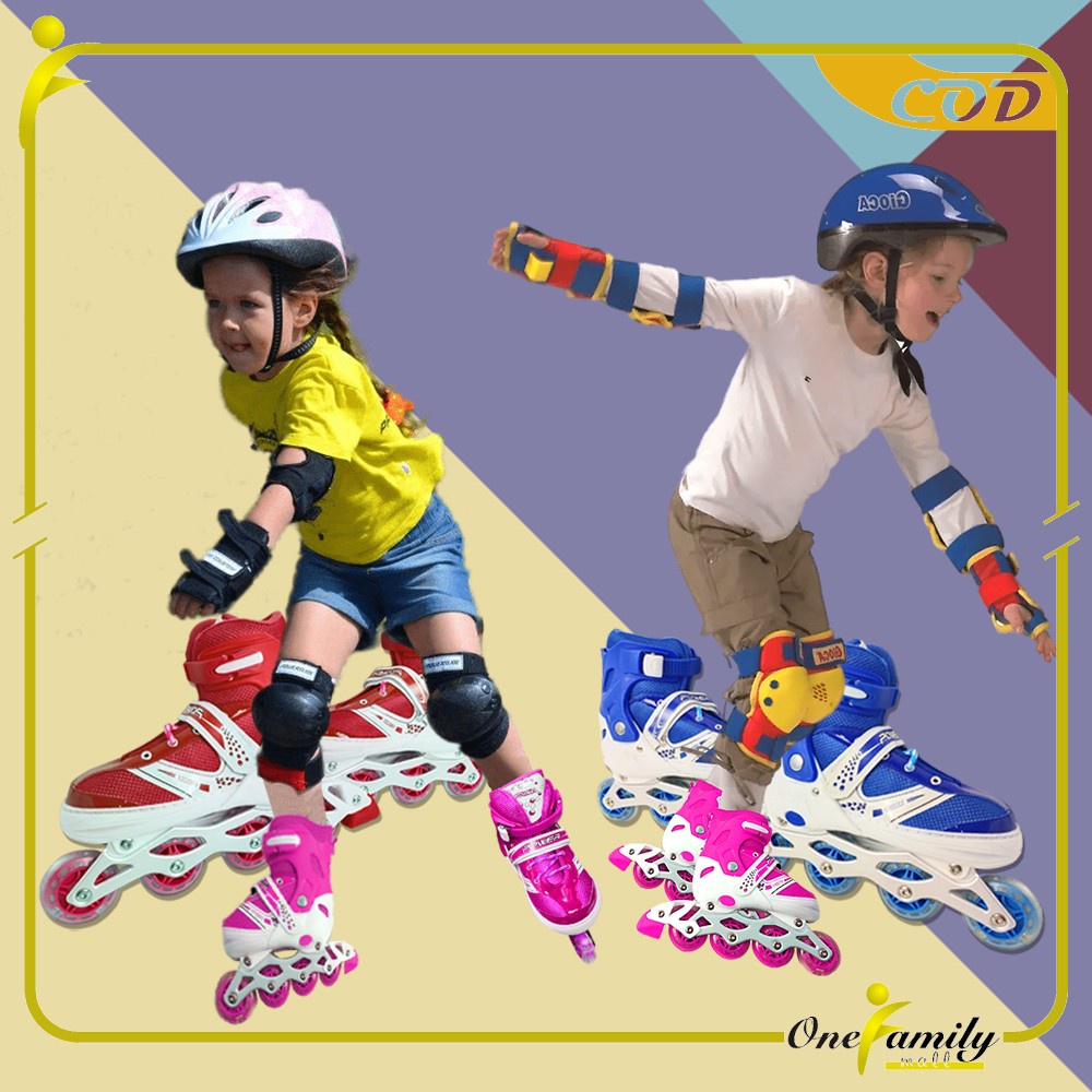Jual ONE-O2 Sepatu Roda Anak Inline Skate / Power Roller Skate / Sepatu ...
