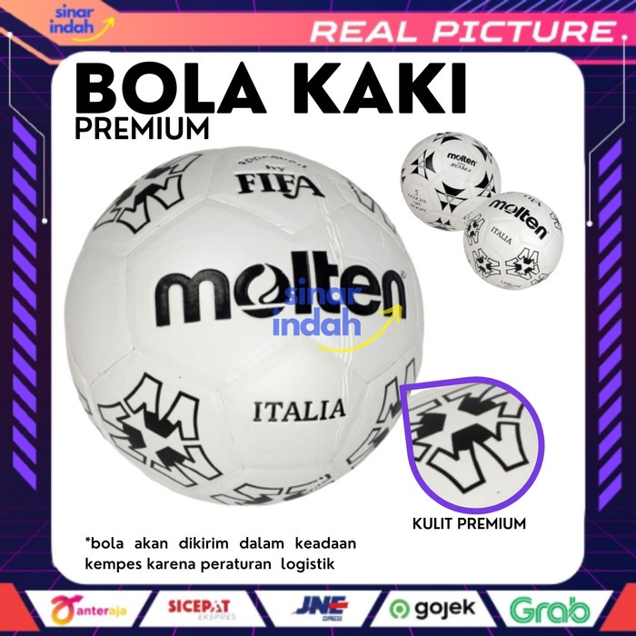 Jual Bola Sepak Kaki Molten ORI Italia Napoli Nylon Soccer Ball ...