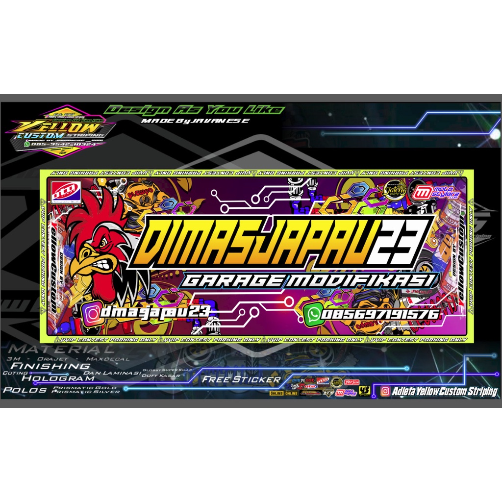 Jual BANNER ALAS MOTOR KONTES DAN HARIAN BISA JUGA BENGKEL DAN TOKO ...