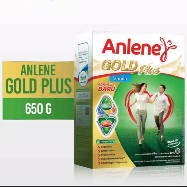 Jual Anlene Gold Plus / Gold 5XVanilla 650gr - Susu Bubuk - Susu ...
