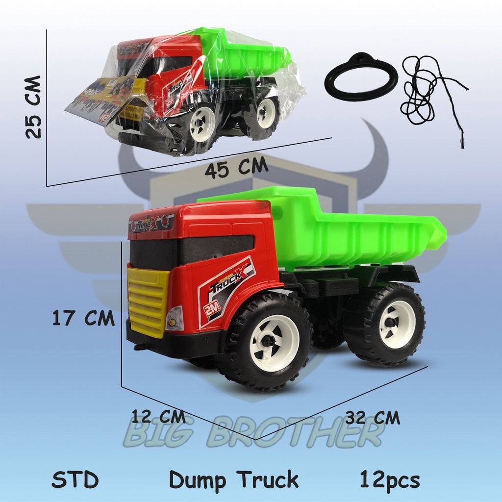 Jual MKT-STD Merah Dump Truk Truck Pasir Mainan Anak Mobil Mobilan ...