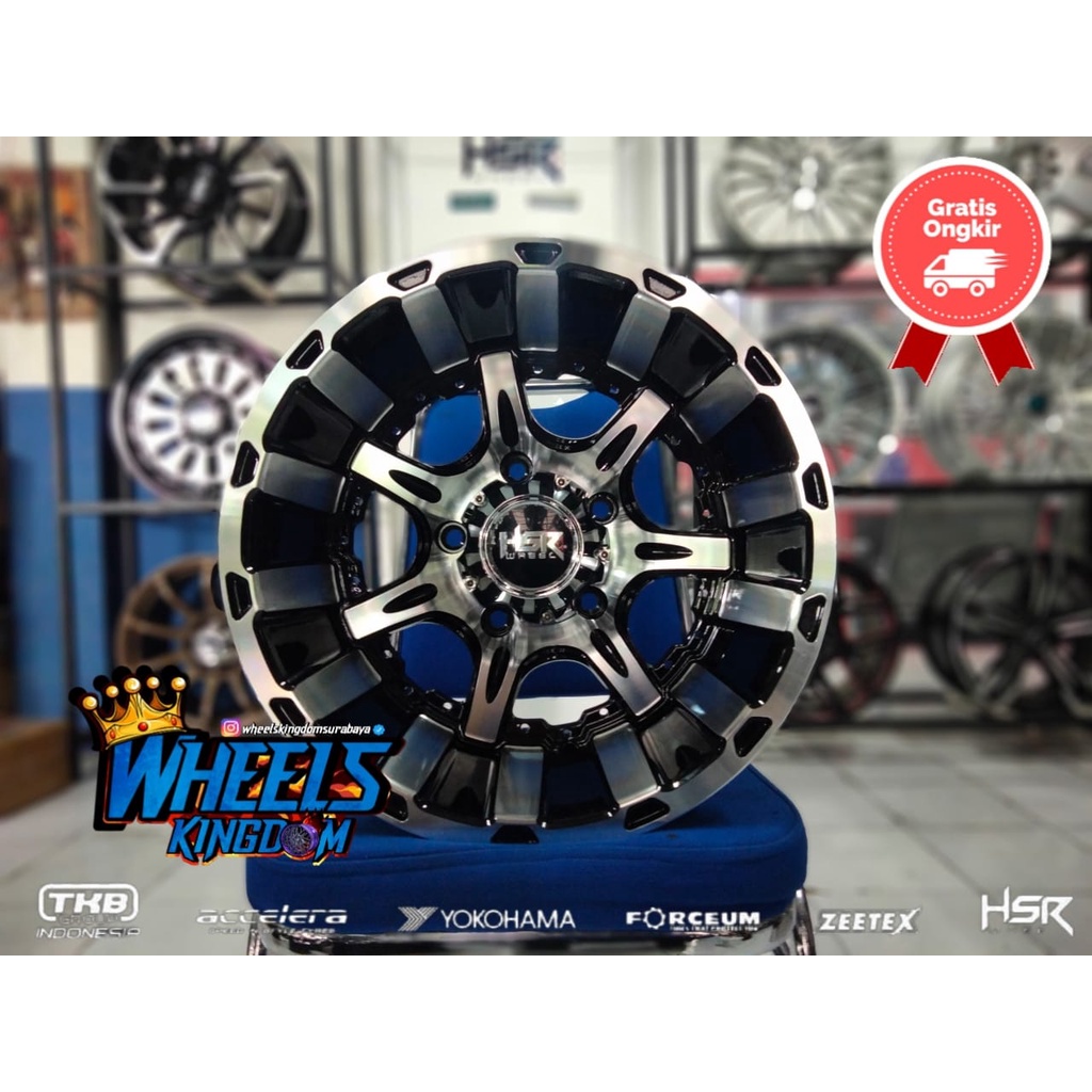 Jual Velg Off-road 4X4 Ring 15 HSR ASAKOTA - Pelek Mobil Jimny Katana ...