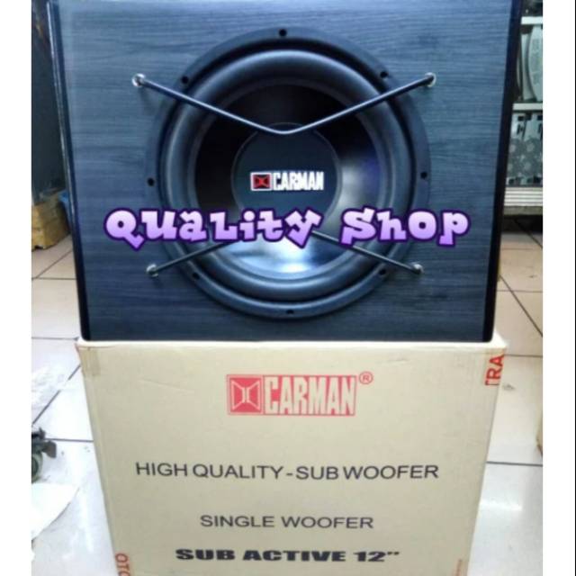 Jual Subwoofer active Carman 12 inch super bass | Shopee Indonesia