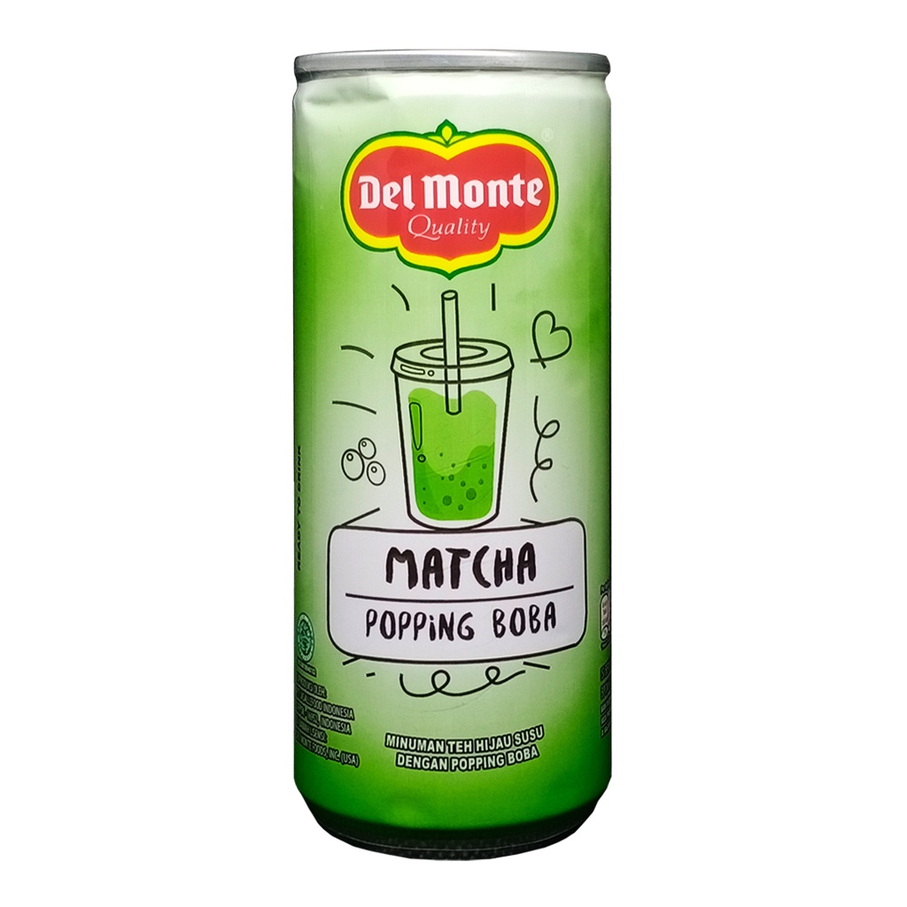 Jual Del Monte Matcha Popping Boba 240ml | Shopee Indonesia