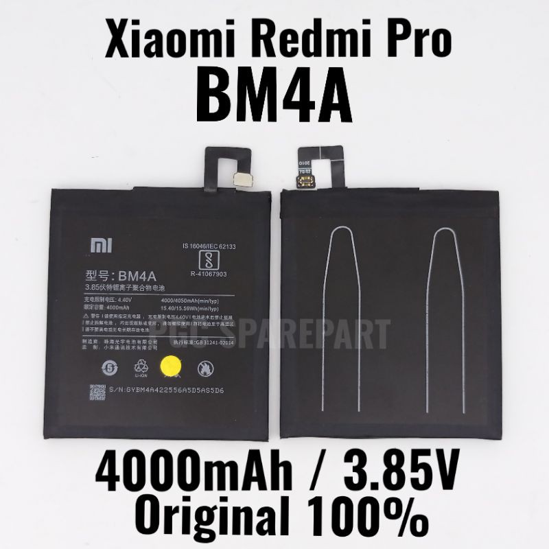 Jual Original 100 persen HG Baterai BM4A - BM 4A Xiaomi Redmi Pro ...
