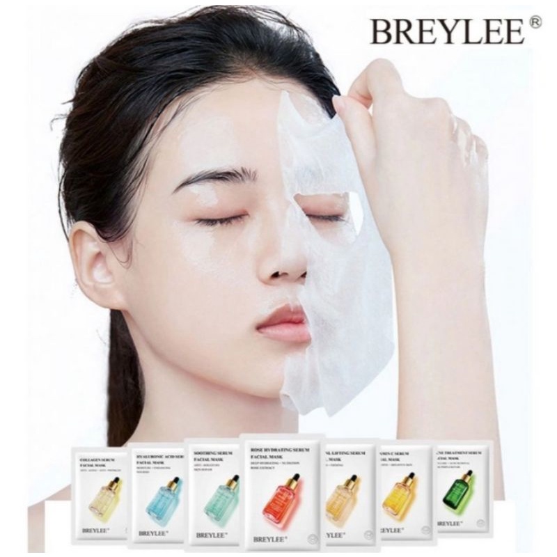 Jual E413 - BREYLEE Face Mask (Sheet Mask) | BREYLEE Masker Wajah ...