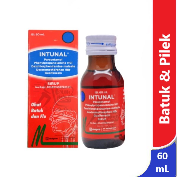 Jual Intunal Sirup 60 mL - obat batuk, pilek, demam | Shopee Indonesia