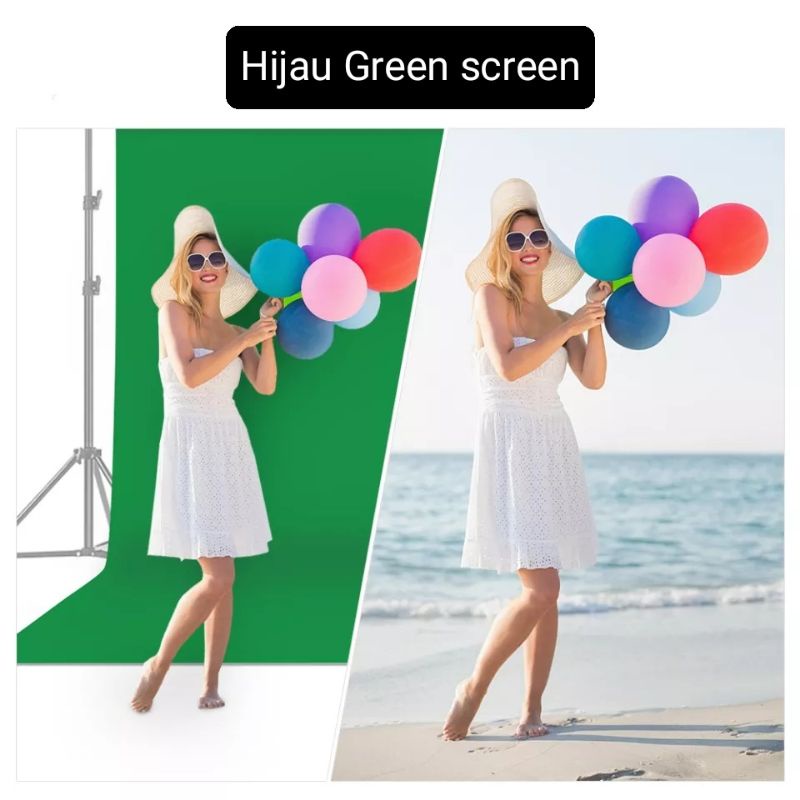 Jual Layar Backdrop Background Warna Lebar Kain Backdrop Warna Kain ...