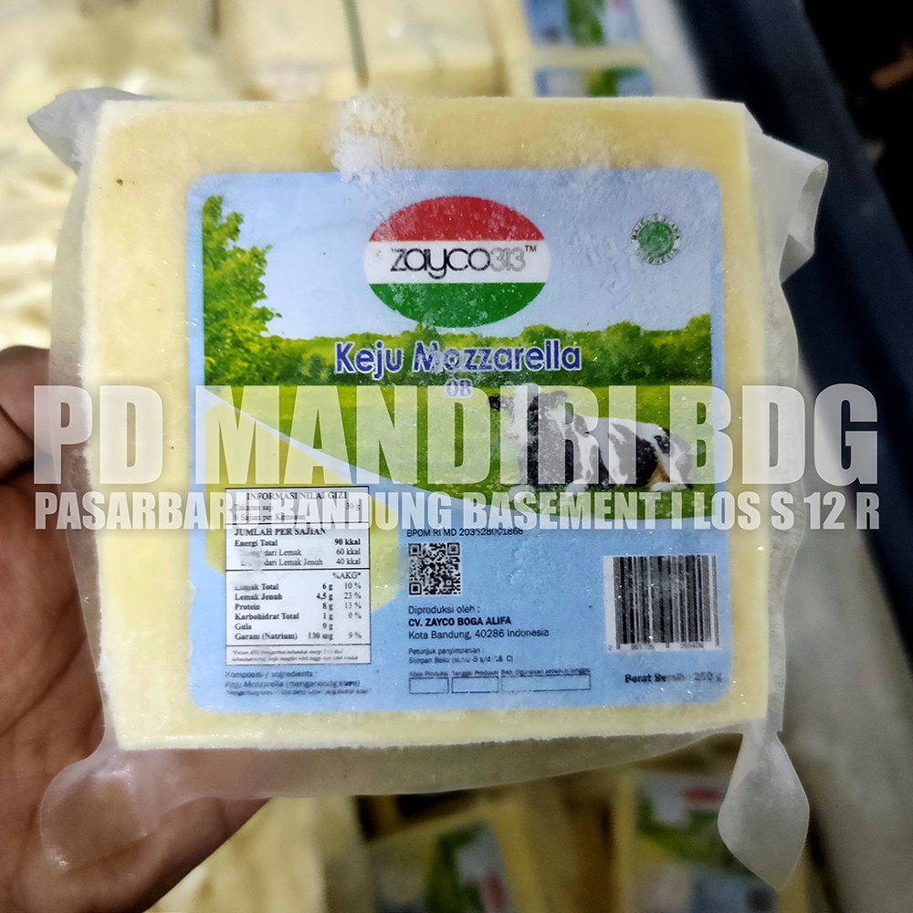 Jual ZAYCO 313 OLDENBURGER MOZZARELLA 250 GR | Shopee Indonesia