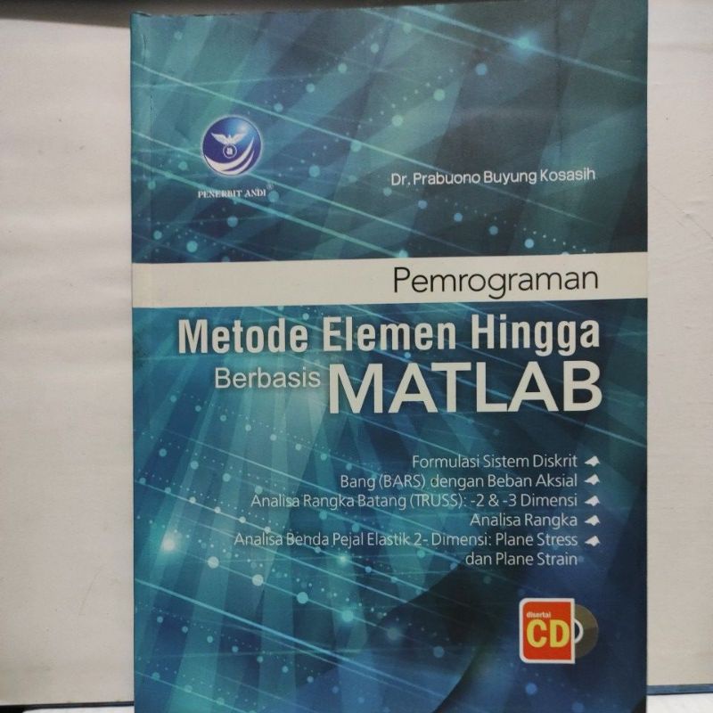 Jual Buku Pemrograman metode elemen hingga berbasis matlab | Shopee Indonesia