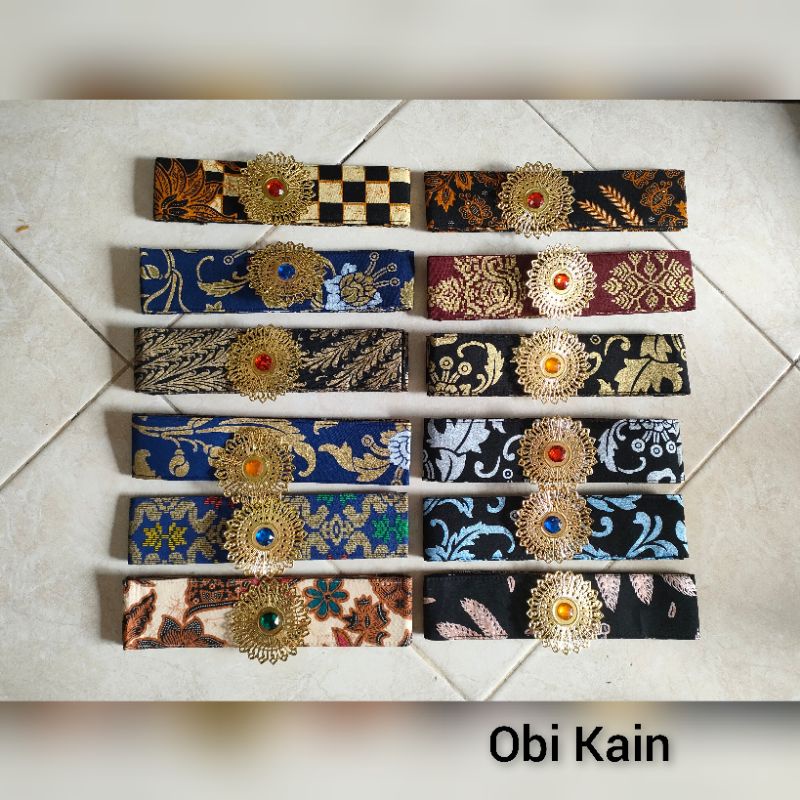 Jual Obi motif Kain katun print atau kain batik bisa request sesuai ...