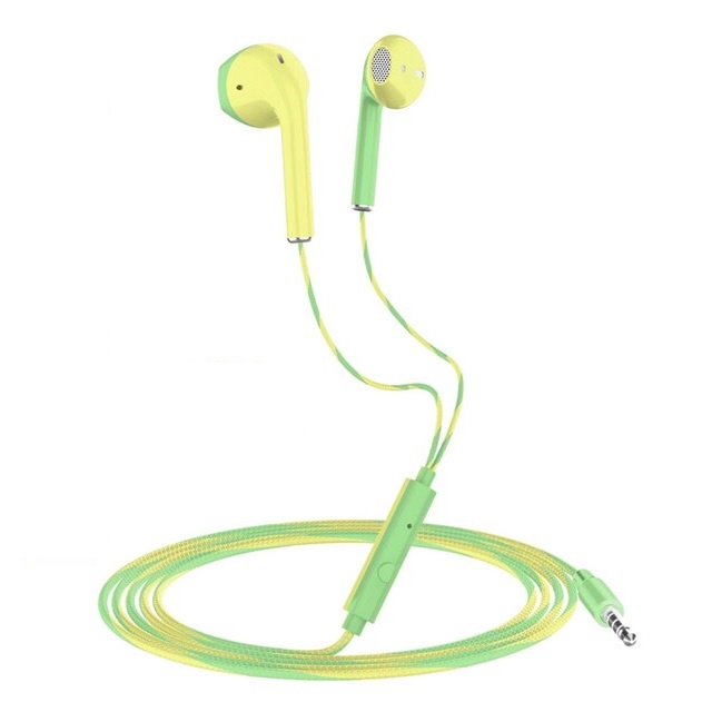 Jual Headset MACARON U24 + Mic DUA WARNA Earphone Hifi Stereo Extra ...