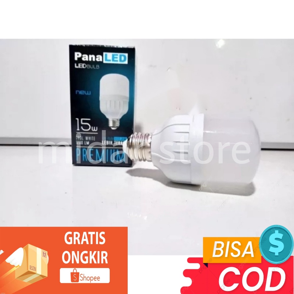 Jual PANALED PREMIUM Bohlam Lampu LED 15 Watt Cool White | Shopee Indonesia