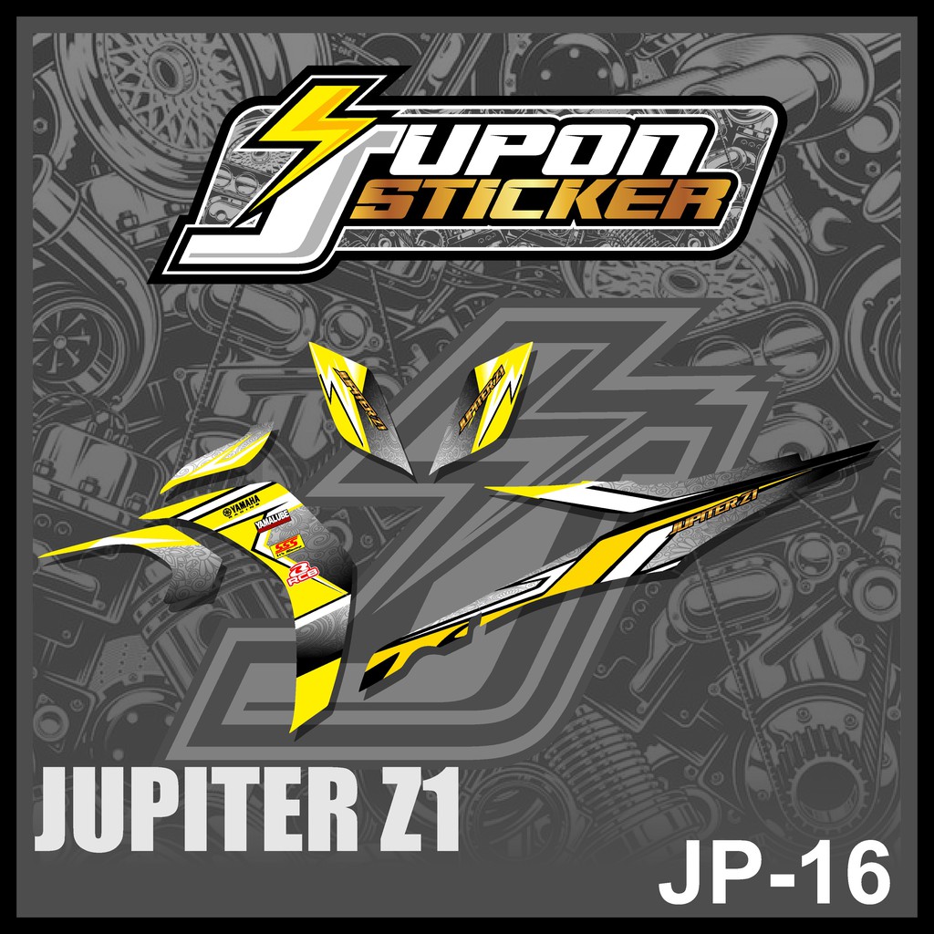 Jual Sticker Striping Semifull Yamaha Jupiter Z1 Sticker Lis Variasi ...