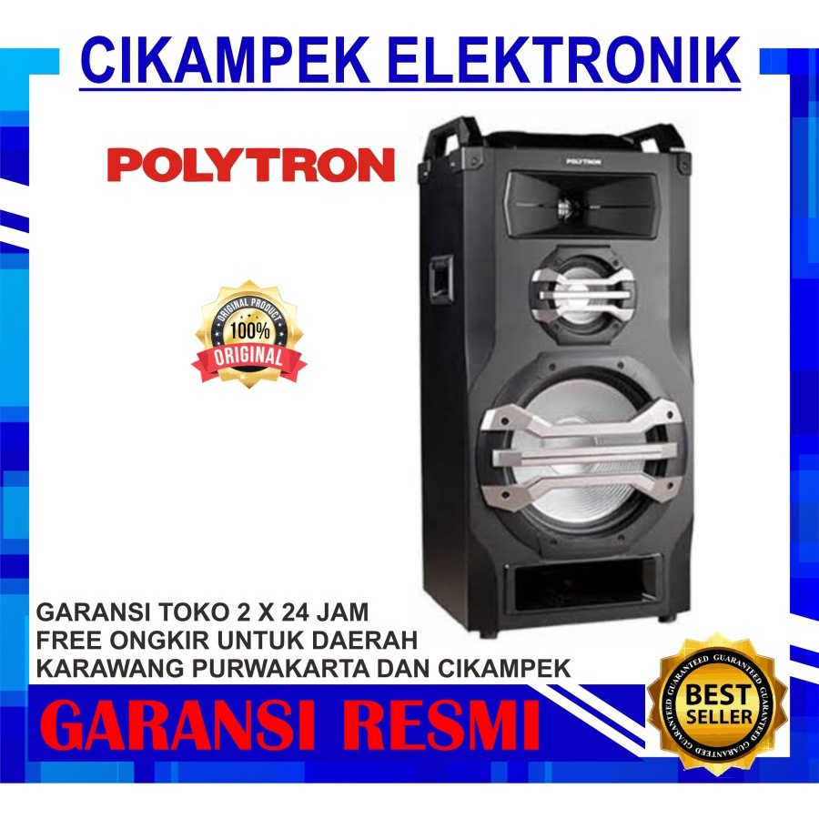 Jual SPEAKER AKTIF POLYTRON PTS 12K15 USB BLUETOOTH | Shopee Indonesia