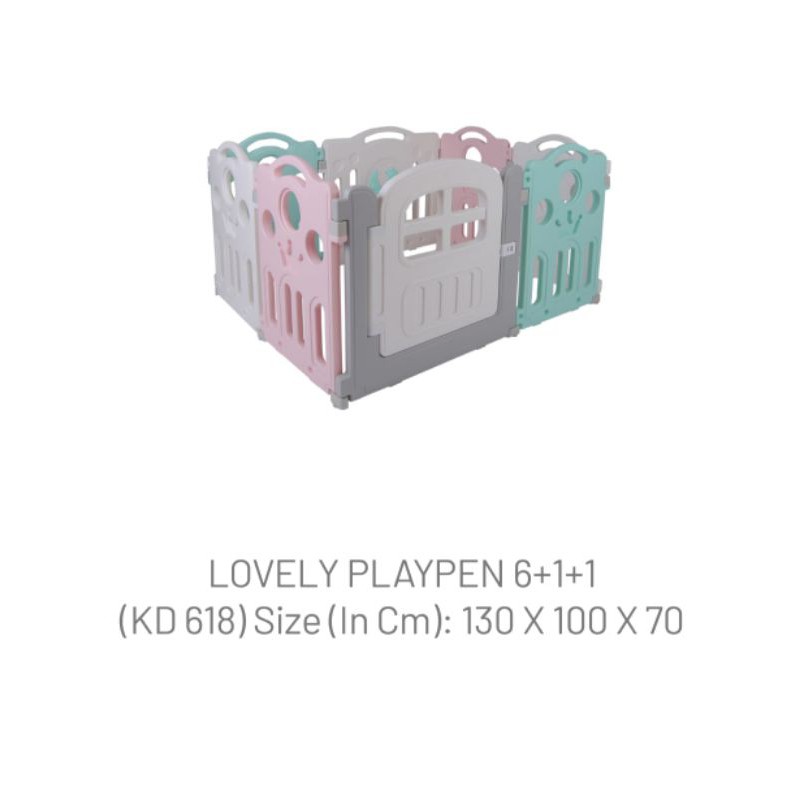 Jual Lovely Play Pen KD-618 (Pagar Playground) | Shopee Indonesia