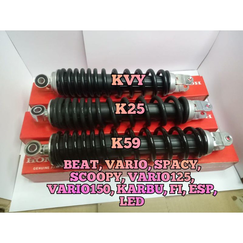 Jual SHOCKBREAKER BELAKANG K25 , Kvy , K59 MOTOR honda VARIO 110 TECHNO KARBU FI VARIO 125 OLD ...