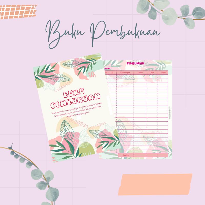 Jual BUKU PEMBUKUAN / BUKU KAS CATATAN KEUANGAN / BUKU REKAP KEUANGAN ...