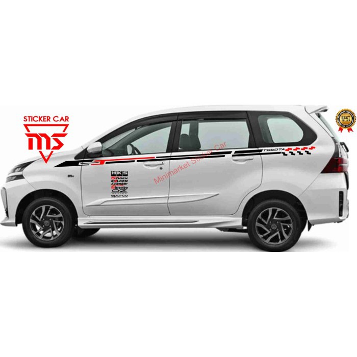 Jual stiker sticker toyota avanza veloz rush calya sienta innova ...