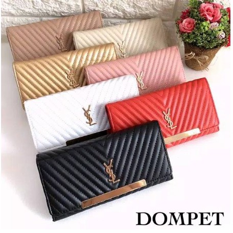 Jual PROMO!!DOMPET cevron super import YSL(Yves Saint Laurent) | Shopee ...
